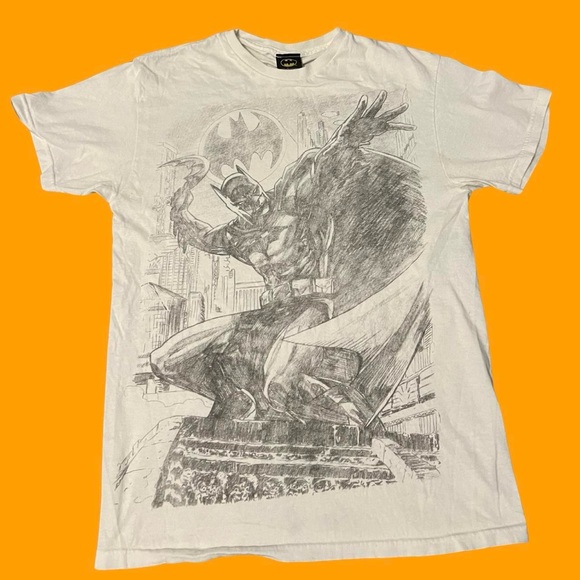 DC Comics | Shirts | Y2k 22 Sketch Drawing Batman Dc Comics Moviefilm ...